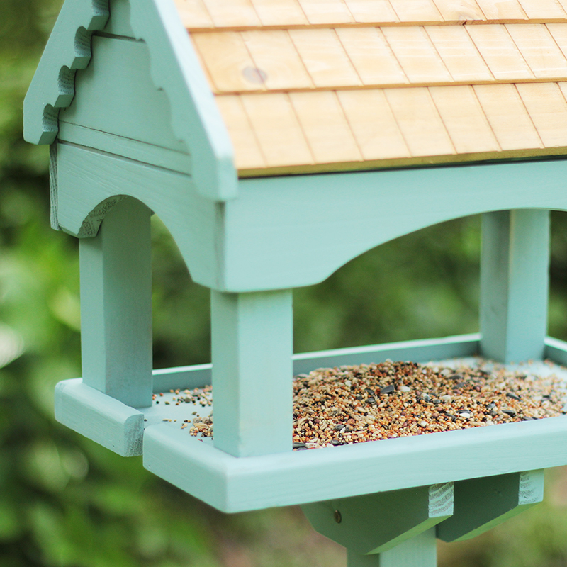 Outdoor Wooden Bird Feeding Table Wild Bird Feeder from manufacturer ...